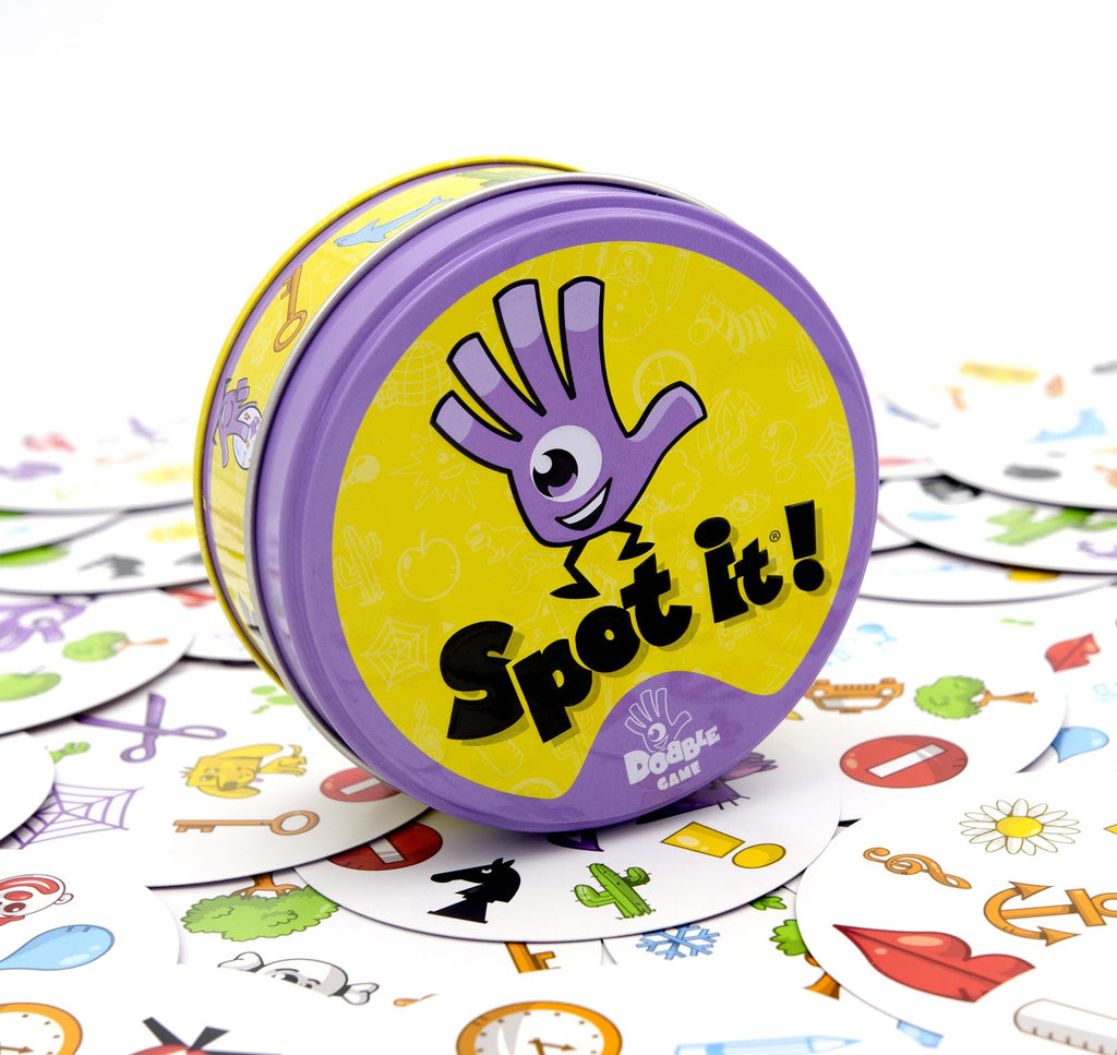 Spot It!: Purple classic card game board game – Happy Kong NZ