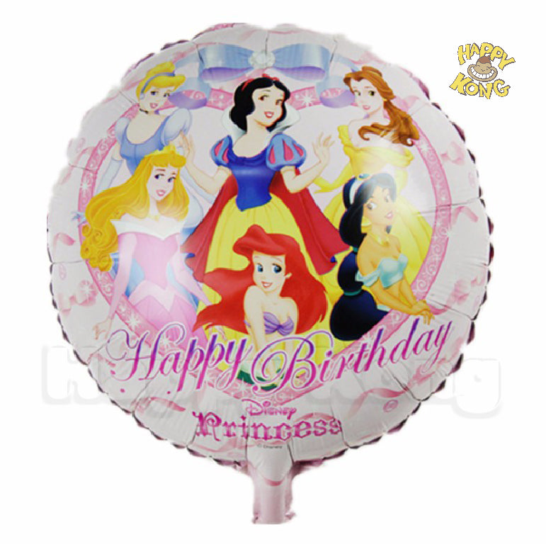Princess Foil Hellium Balloon for Birthday Party – Happy Kong NZ